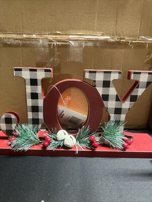 GLITZHOME "JOY" Table Decoration, NWT, (CB9) | eBay