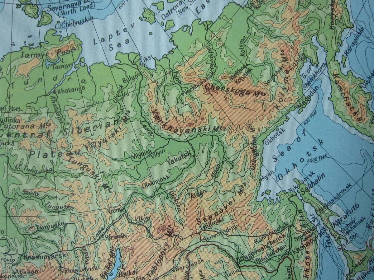 West Siberian Plain Map