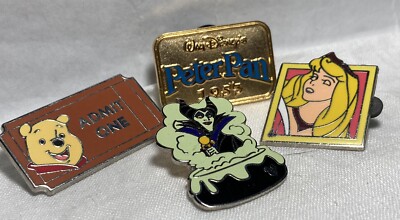 Disney Pin - Group of 4 - Vintage Disney Bargain Traders - Pooh | eBay