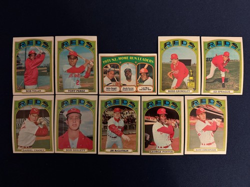 1972 Topps Cincinnati Reds Team Set | eBay