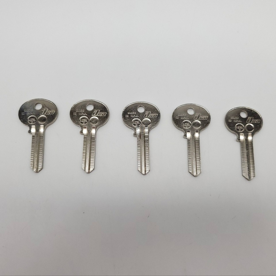 10x Ilco 1071D / 21B Padlock Key Blanks fits Some Wilson Bohannan Locks ...