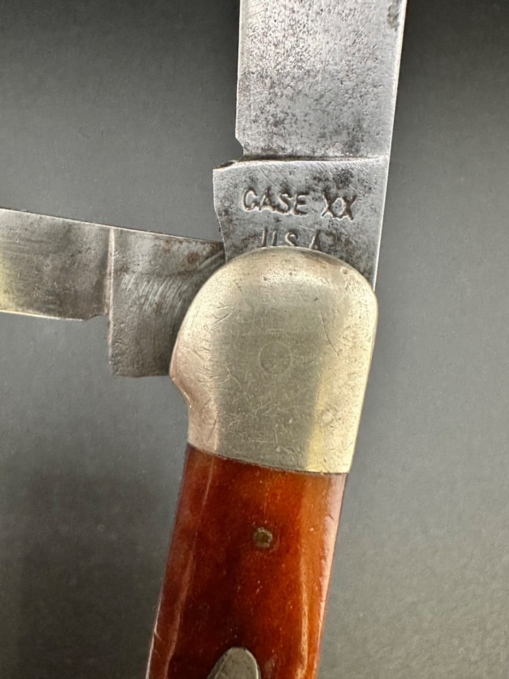 Case xx #6249 Copperhead 1960s Red Jigged Bone 4" | eBay