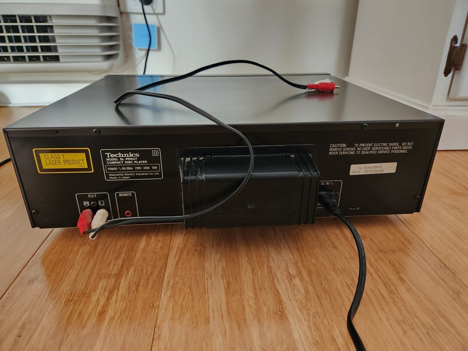 Technics SL-PD647 5-Disc CD Player Changer MASH Tested Works Excellent ...