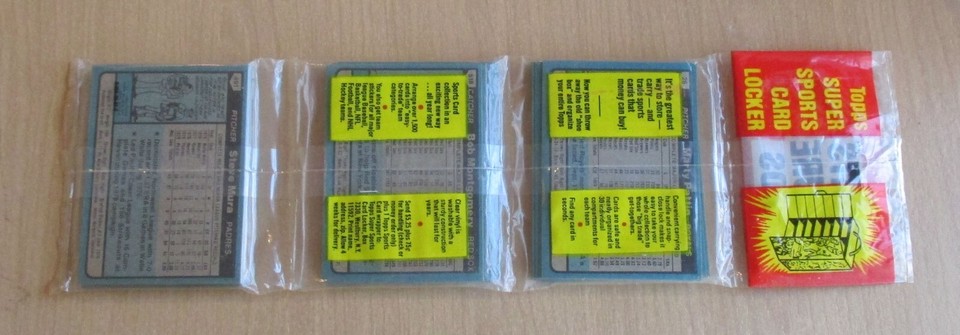 1980 Topps baseball 42-card RACK pack NS home Rod Carew showing on top ...