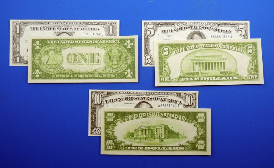 WWII Reproduction Currency Set WW2 US Paper Money Copy | eBay