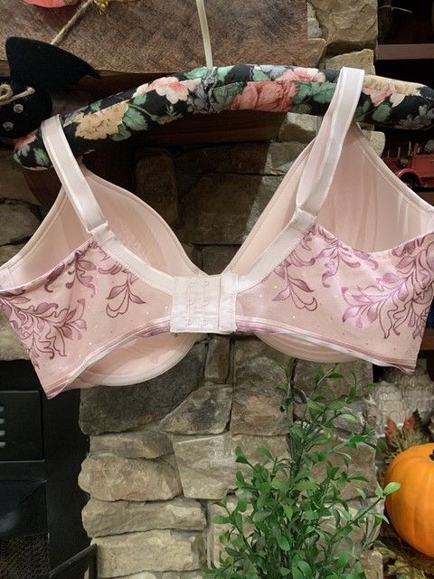 Wacoal Purple Net Effect Underwire Padded Bra Style 853340 Sz 34 DDD ...