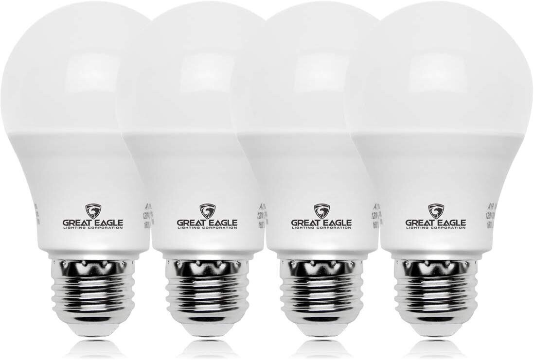 Great Eagle 75W Replacement A19 LED Bulb 3000K/4000K/5000K (4-Pack) | eBay