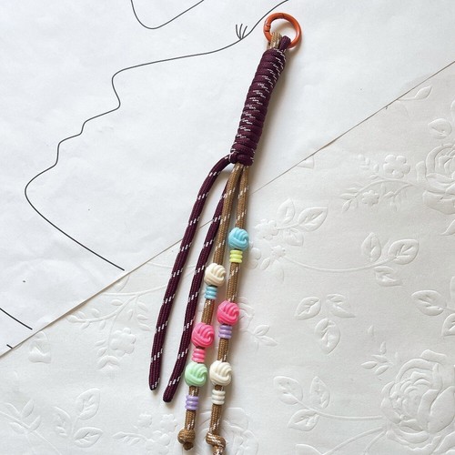Keychain Clothing Personalized Weaving New Colorful Creative Weaving ...