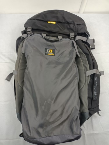 Kathmandu Interloper Backpack Black Grey Nylon 70L C3 Configure 3 ...