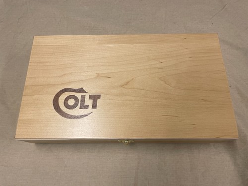 Hand Crafted light Colt Solid wood Storage boxes, gun case, display box ...