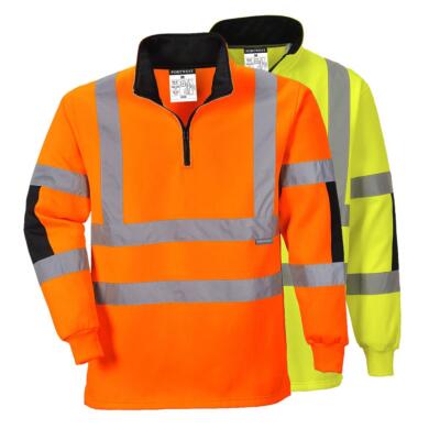 PORTWEST Xenon Hi-Vis Rugby Shirt B308 | eBay UK