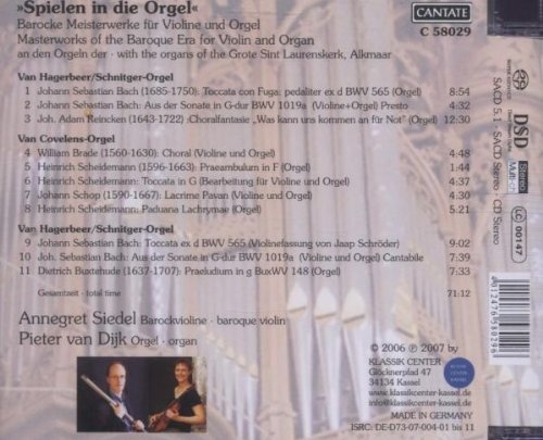 Siedel,Annegret/Van Dijk,Piete Spielen In Die Orgel (CD) | eBay