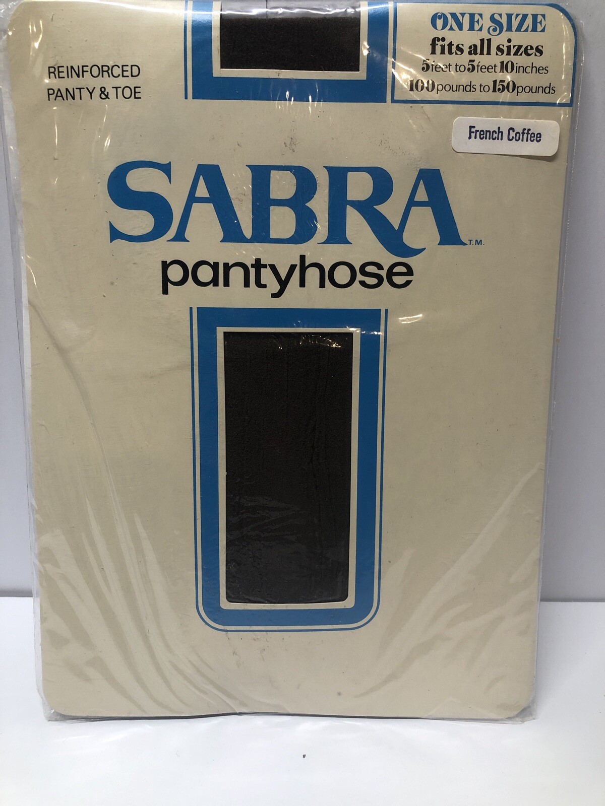 Vintage Sabra Panty Hose Color French Coffee Size 5’-… - Gem