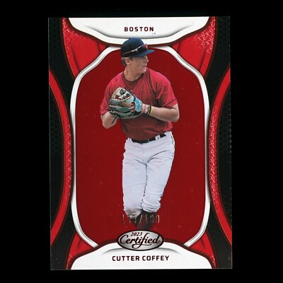 Cutter Coffey 2023 Panini Chronicles Certified Red Red Sox 133/199 | eBay