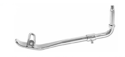 KRAFT TECH +1" OVER STOCK CHROME KICKSTAND BIG TWIN SOFTAIL HARLEY | eBay