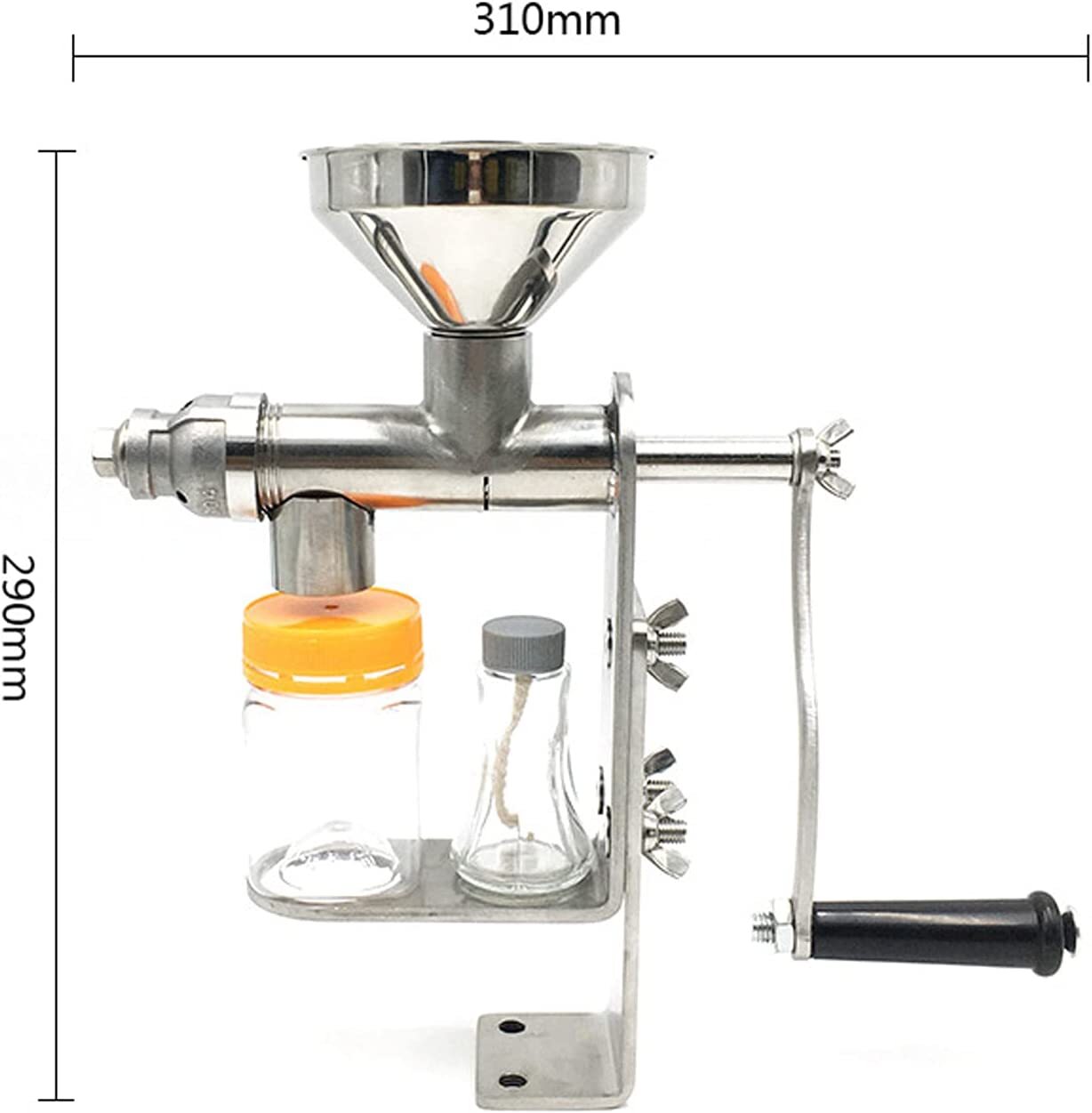 Manual Oil Press Machine Household Stainless Steel Extractor Hand Press ...