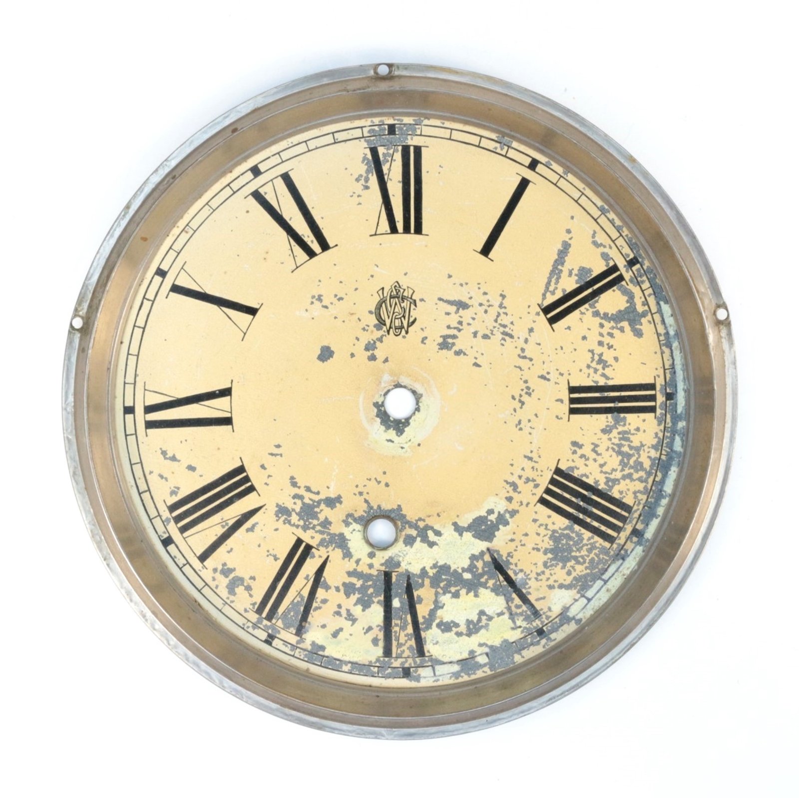 Waterbury Time Only Clock Dial Pan 8-1/2 inches - Antique - LW505 | eBay