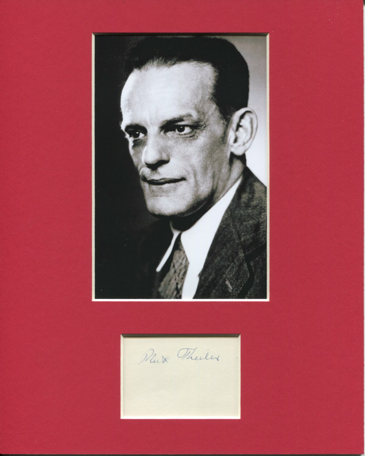 Max Theiler 1951 Nobel Prize Winner Medicine Rare Signed Autograph ...
