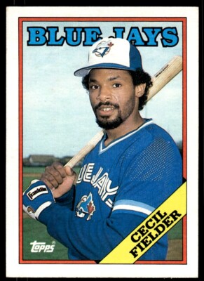 1988 Topps Baseball Card Cecil Fielder Toronto Blue Jays #618 | eBay