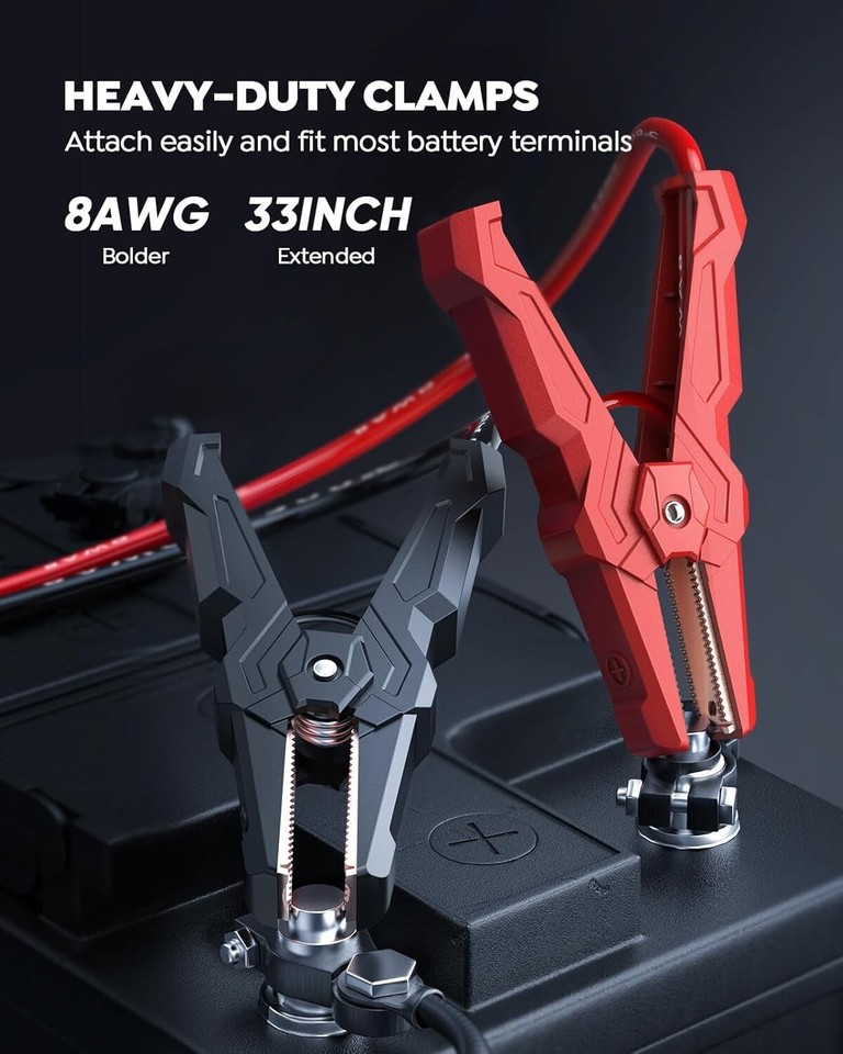 Heavy Duty Truck Battery Booster Pack Jump Starter Box Portable ...