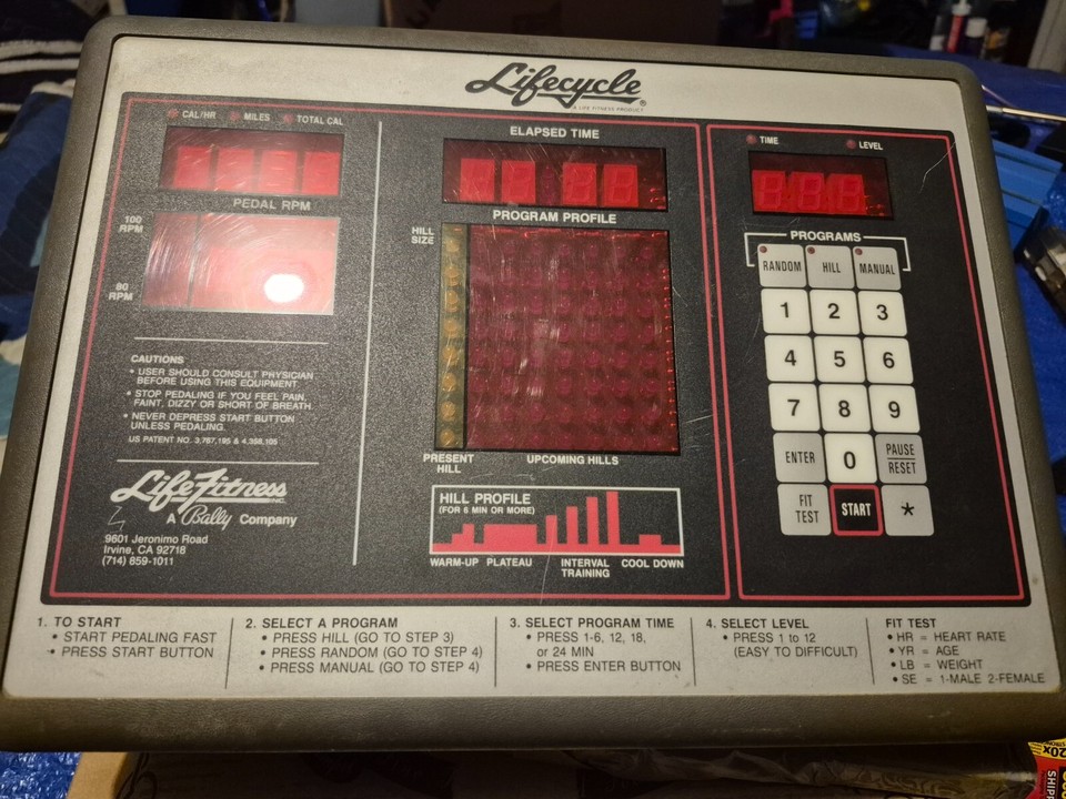 lifecycle Bicycle Bike Exercise Stationary Console Display Control | eBay