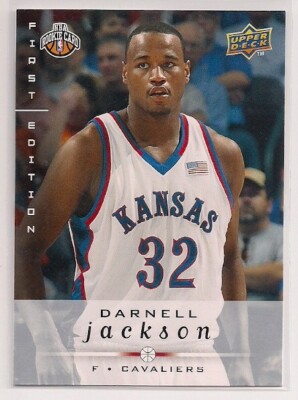 2008-09 DARNELL JACKSON UPPER DECK *1ST EDITION* #258 ROOKIE RC KANSAS ...