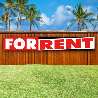 FOR RENT Advertising Vinyl Banner Flag Sign LARGE HUGE XXL SIZES | eBay