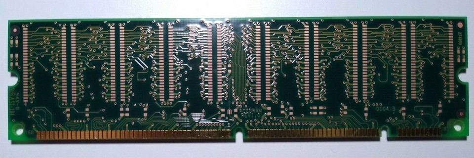 Micron 64MB PC100 non-ECC 168-Pin DIMM Memory Module (MT8LSDT864AG ...