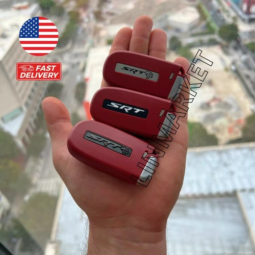 Red SRT Key Fob Shell Key For Dodge Dodge Charger Challenger(SHELL ONLY ...