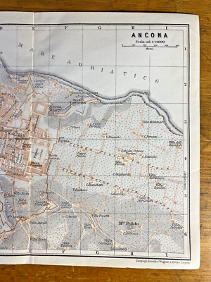 Ancona Italia Mapa Turístico De Chile