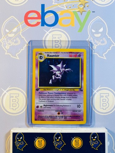 Haunter 6/62 1st Edition LP Played Fossil Set 1999 Pokemon Card Holo ...