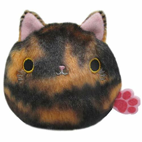 Sanei Neko Dango Sabi Tortoiseshell Cat Plush Doll Stuffed Toy 7cm ...