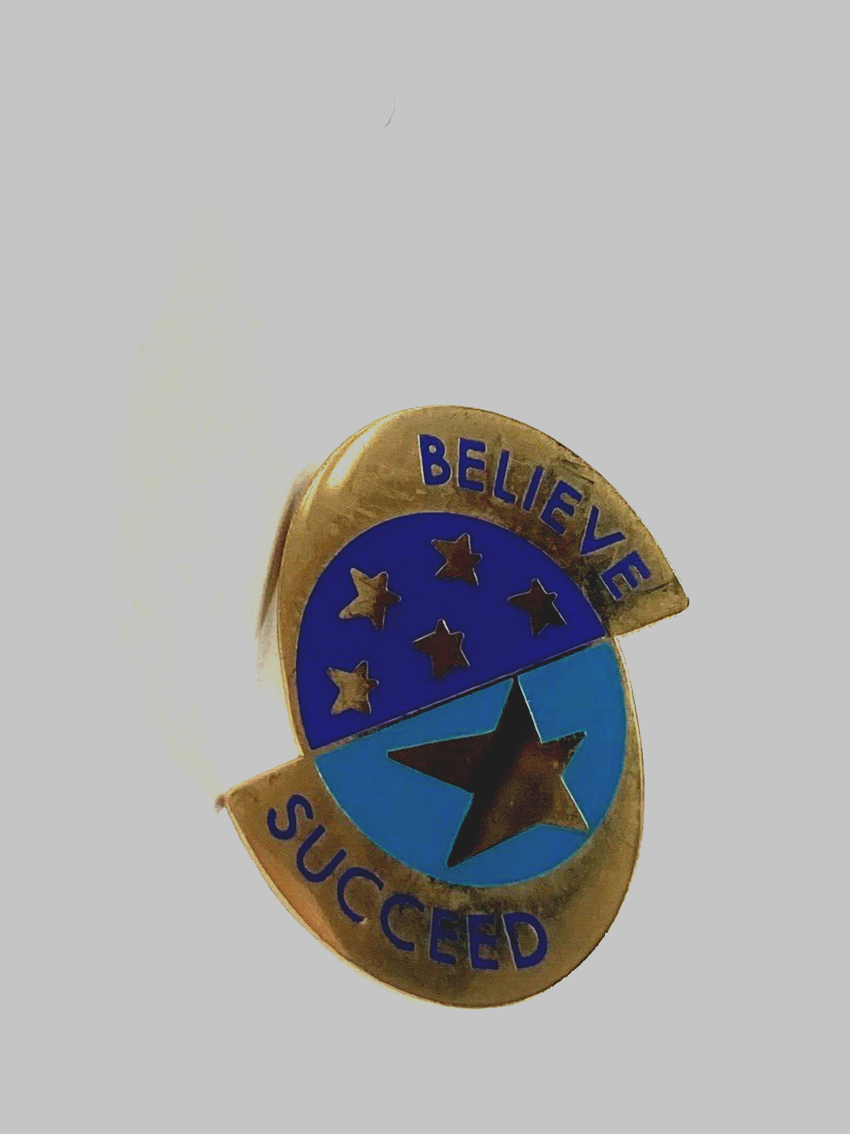 Believe Succeed Lapel Pin | eBay