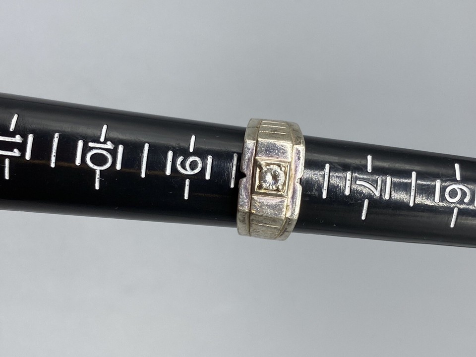 RS Covenant Rings Lot of 4 size 8 - 8.5 Silver/Gold w/Semi-precious ...