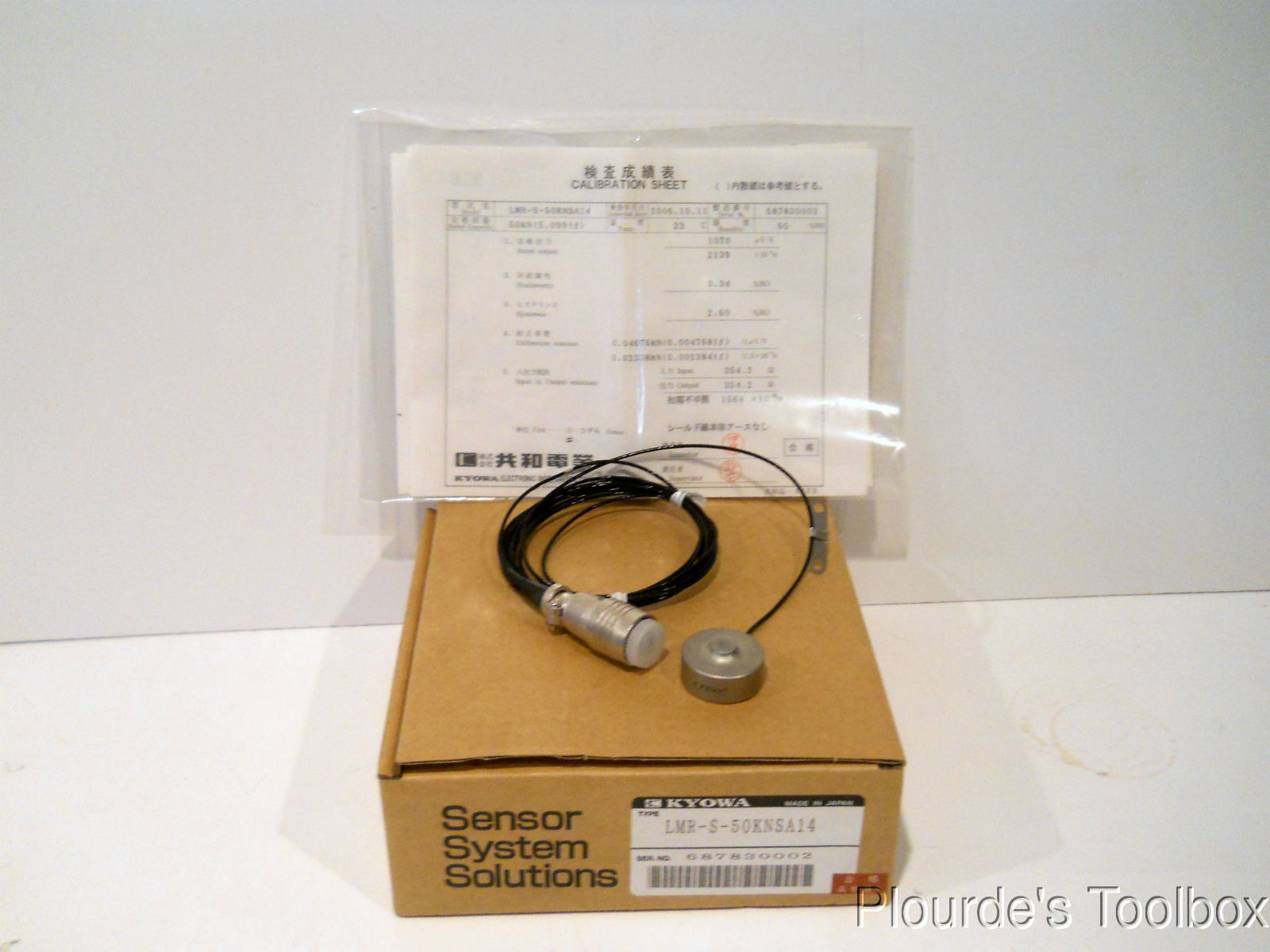 New Kyowa SS Compression Load Cell LMR-S-50KNSA14, 50 kN, 7 Volts | eBay