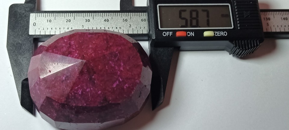 Huge Genuine Natural Blue Sapphire Stone with Certificate! | eBay