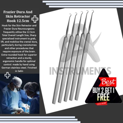Frazier Dura And Skin Retractor 4-3/4″ (12cm) (Reusable) Excellent ...