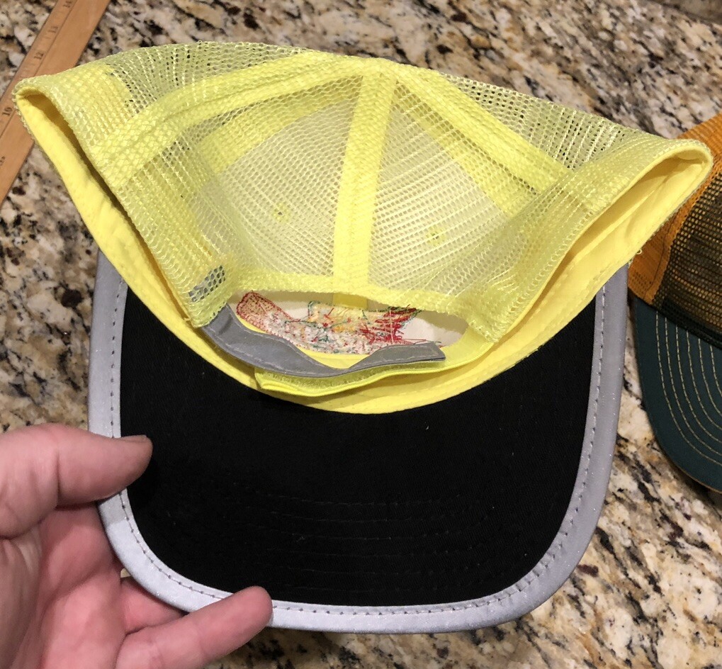 DEKALB SEED Corn Hat Lot Of Two. SnapBack Full Mesh, High Visibility ...