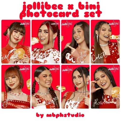 Jollibee x BINI Photocard Gwen Heart BINIverse Philippine Exclusive | eBay