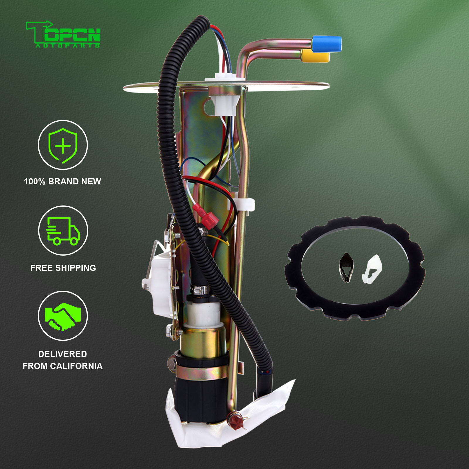 Fits 2003 Ford E-150 E-150 Club Wagon 4.2L 4.6L 5.4L E2206S Fuel Pump ...