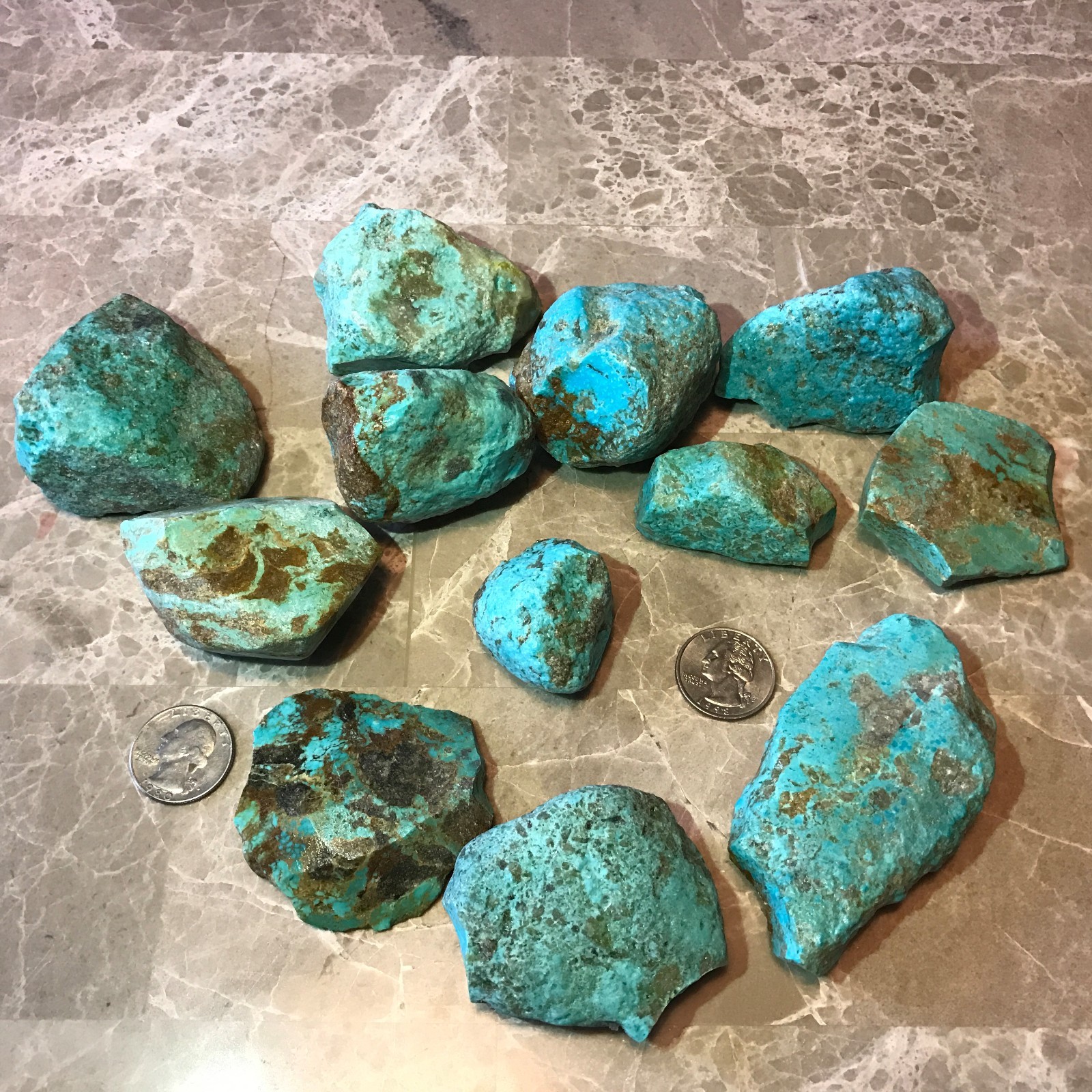 Kingman Arizona Turquoise Rough - 1/2 Pound Lots - Very High Quality | eBay