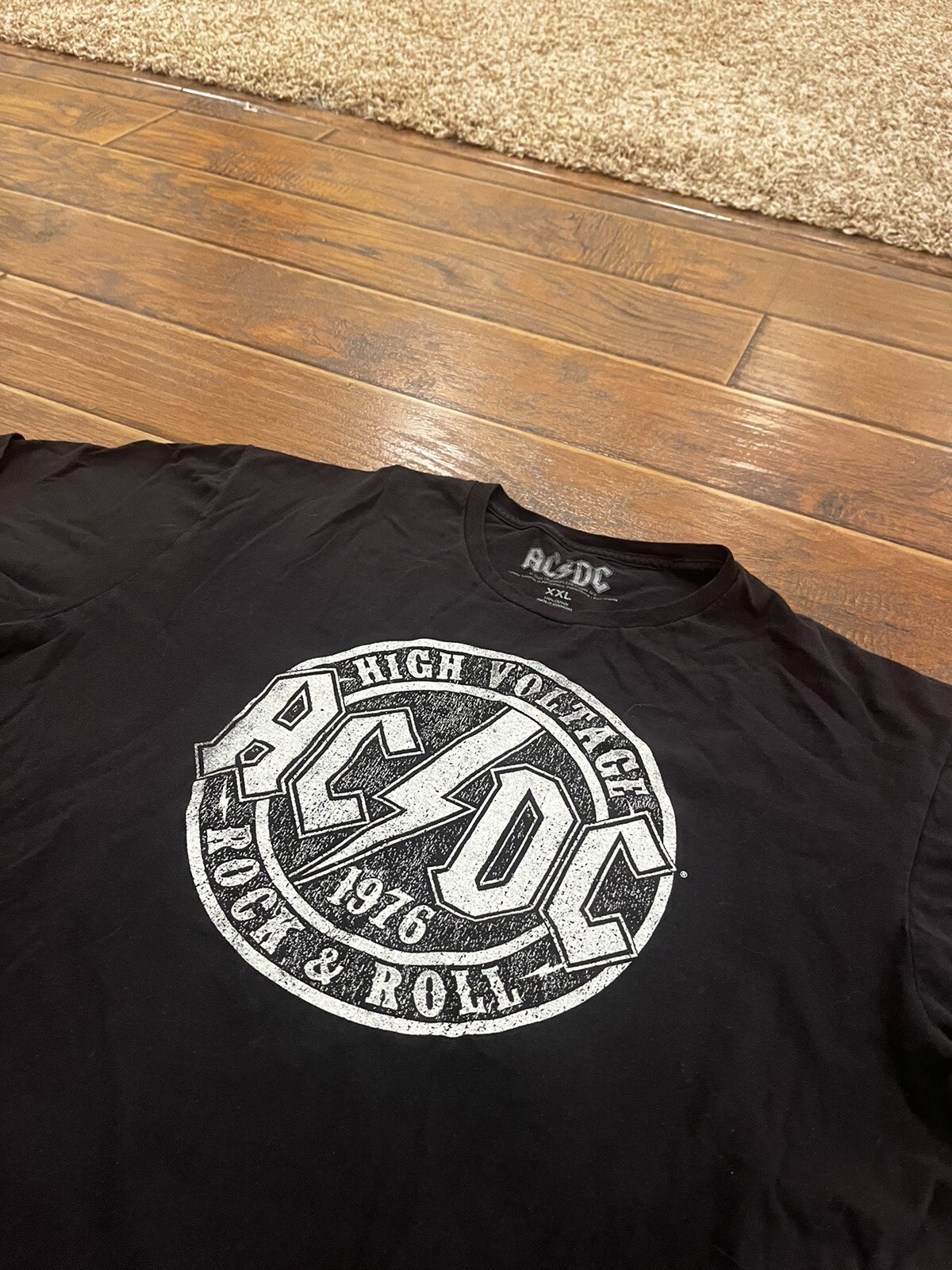 ACDC Band High Voltage Graphic Tee Shirt - Gem