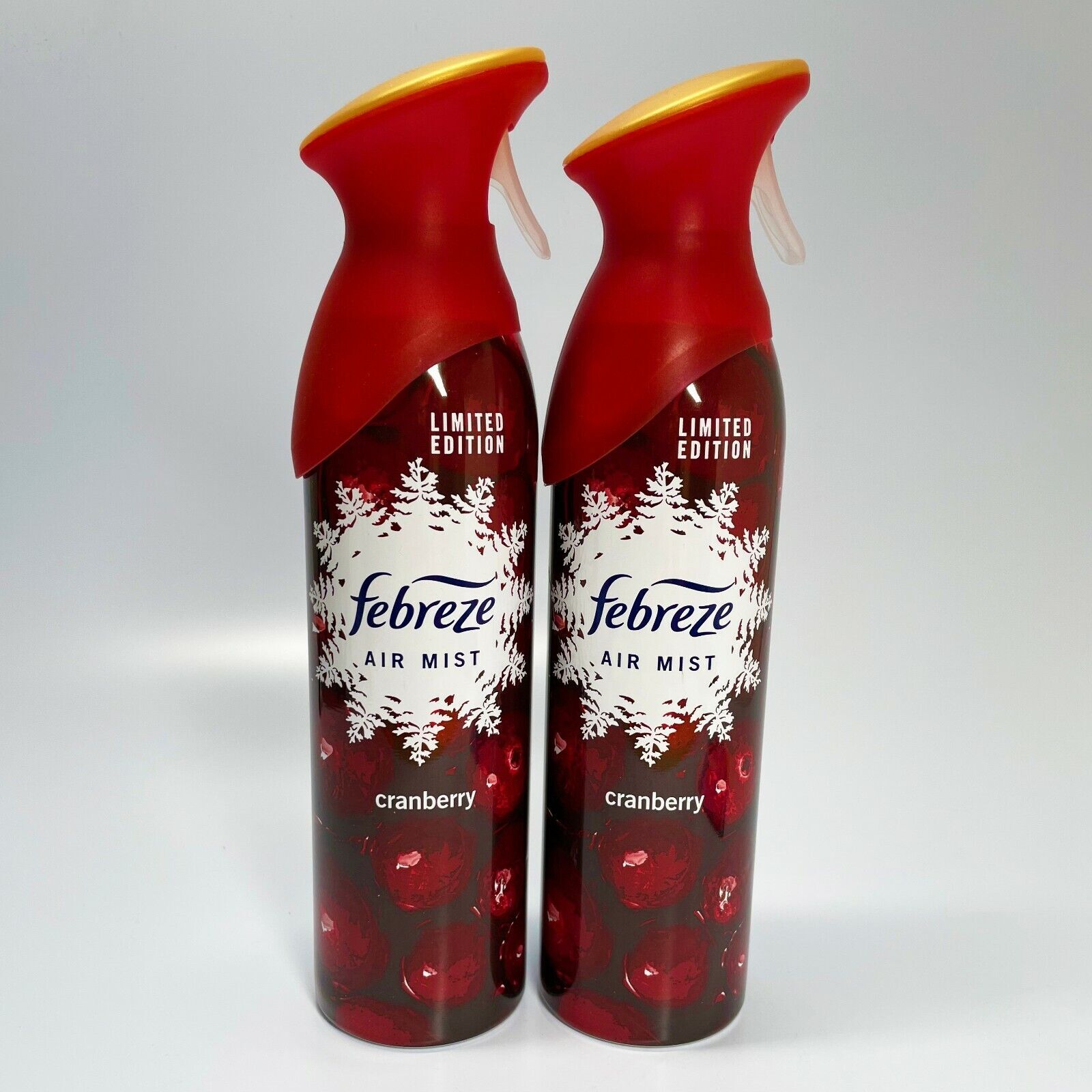 2 Count FEBREZE AIR MIST CRANBERRY Limited Edition 10.14 oz 300 ml ...