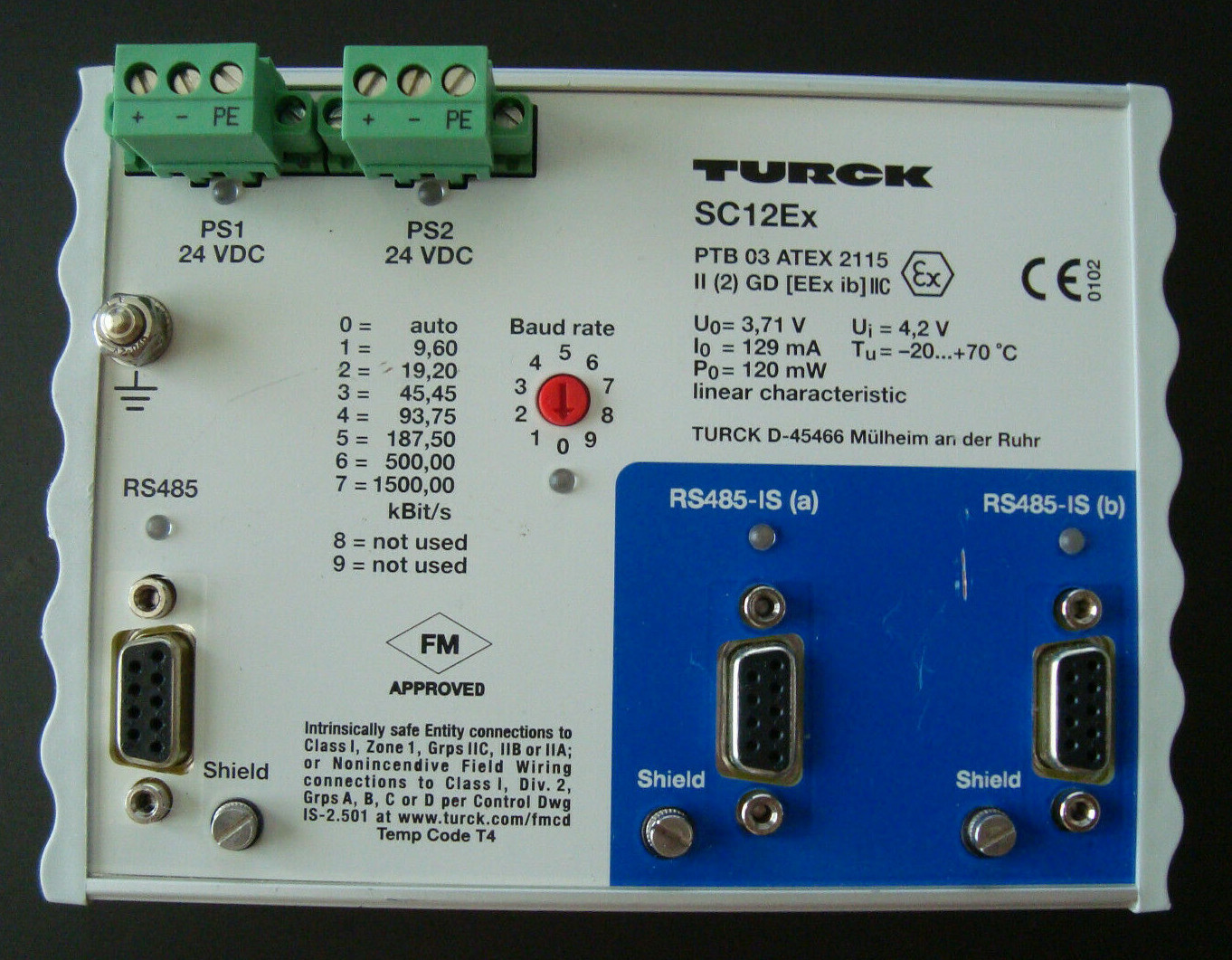 Sc12ex - Turck - Sc12 Ex / Profibus-Dp Segment Coupler Atex Used | eBay