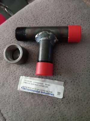Continental Industries Punch Tee 3/4" IPS INLET 3/4 MPT GAS | eBay