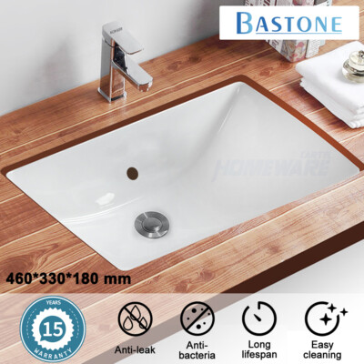Bathroom Undermount Vanity Insert Hand Wash Basin Ceramic Bowl Sink ...