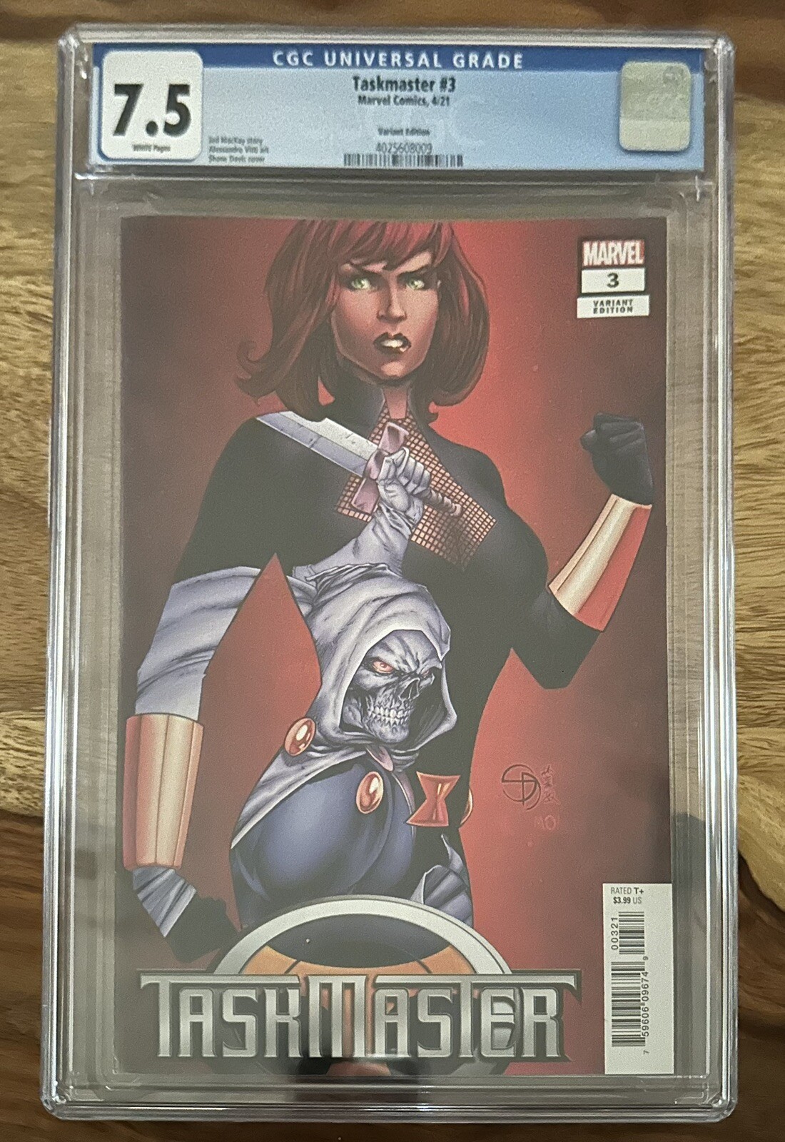Taskmaster 3 1:25 CGC 7.5 Shane Davis variant 1st Taegukgi Never ...