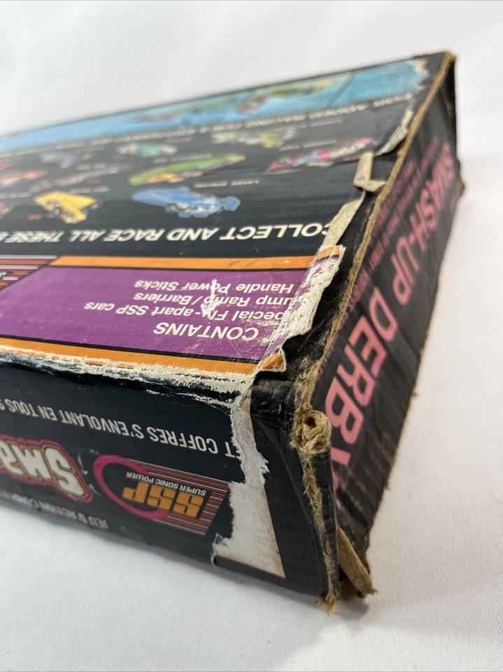 Kenner SSP Smash Up Derby Box Only 57 Chevy 57 Ford as is empty Vintage ...
