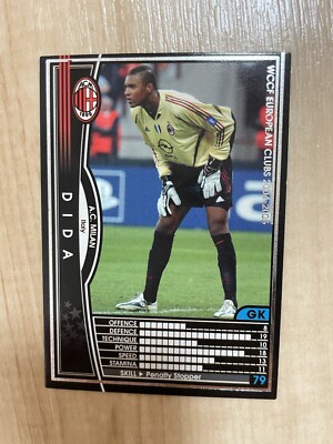 DIDA 2004-2005 04-05 Panini WCCF Soccer Card Rare A.C MILAN | eBay