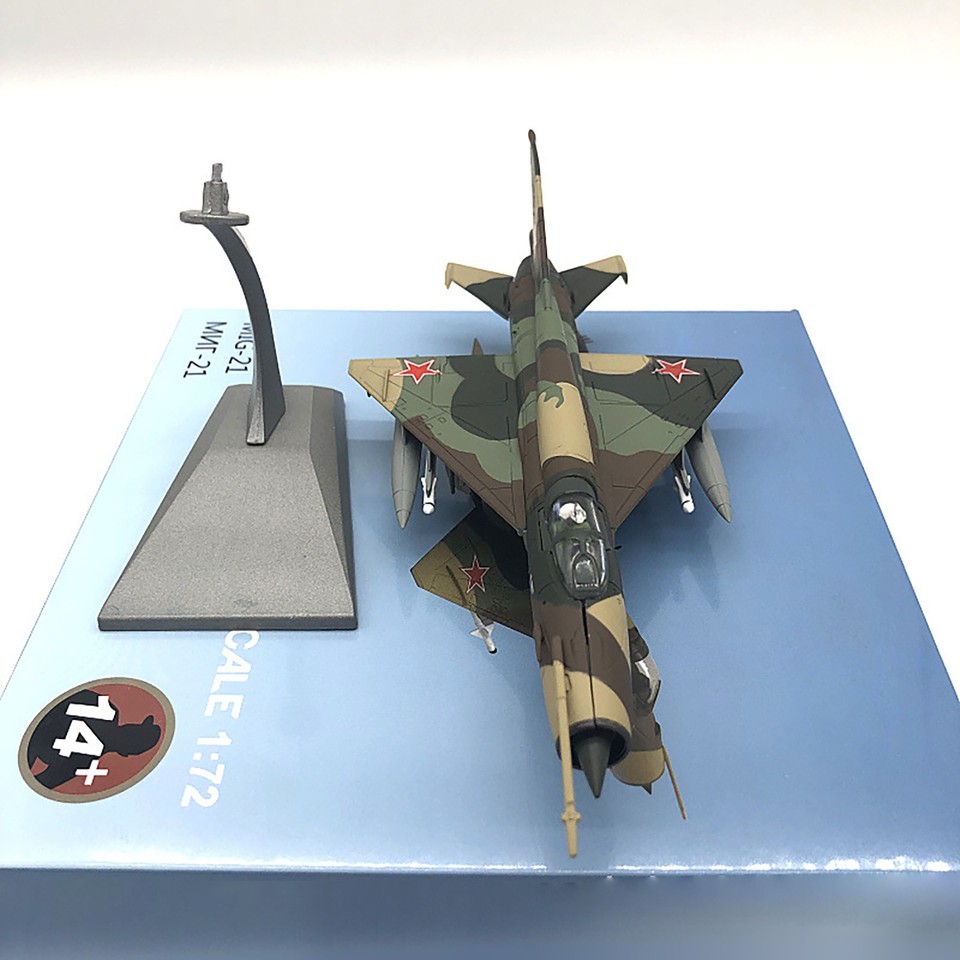 1:72 21cm Soviet Classic Fighter Mig-21 MiG 21 Simulation Alloy ...